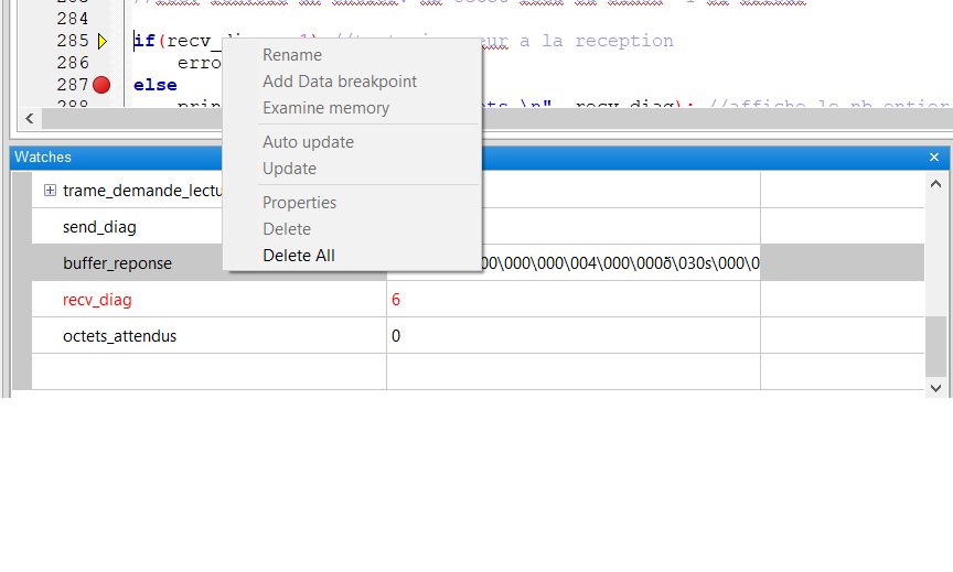 [Résolu] Debugger de Code Bloc - Probleme de la fenêtre Watch par AudreyGabbay - page 1 ...